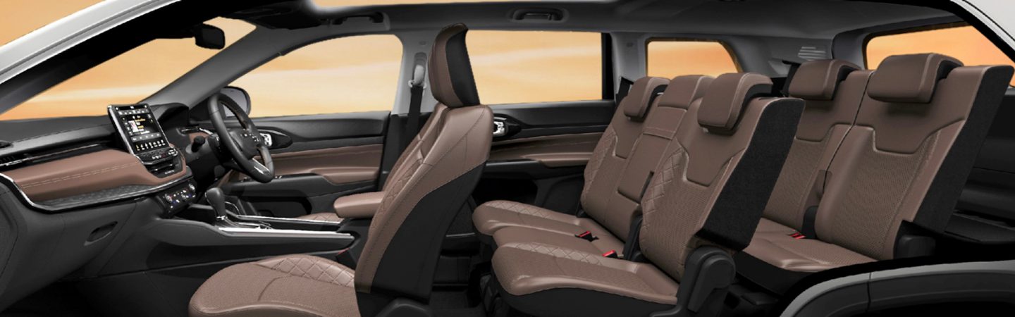 New Jeep Meridian 2022 Interiors - Jeep India