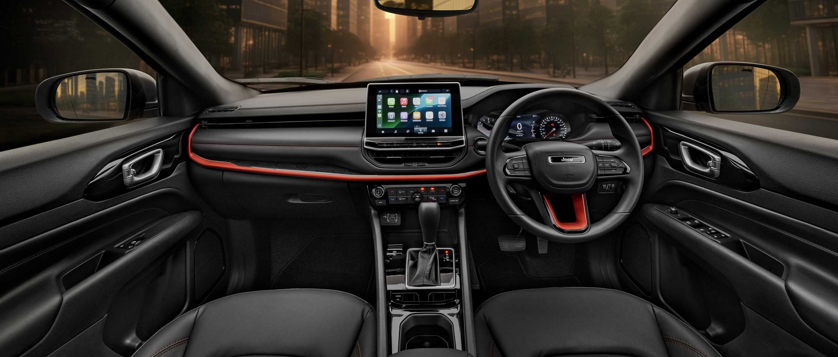 Jeep® Compass Track Edition Interior | Luxury & Features