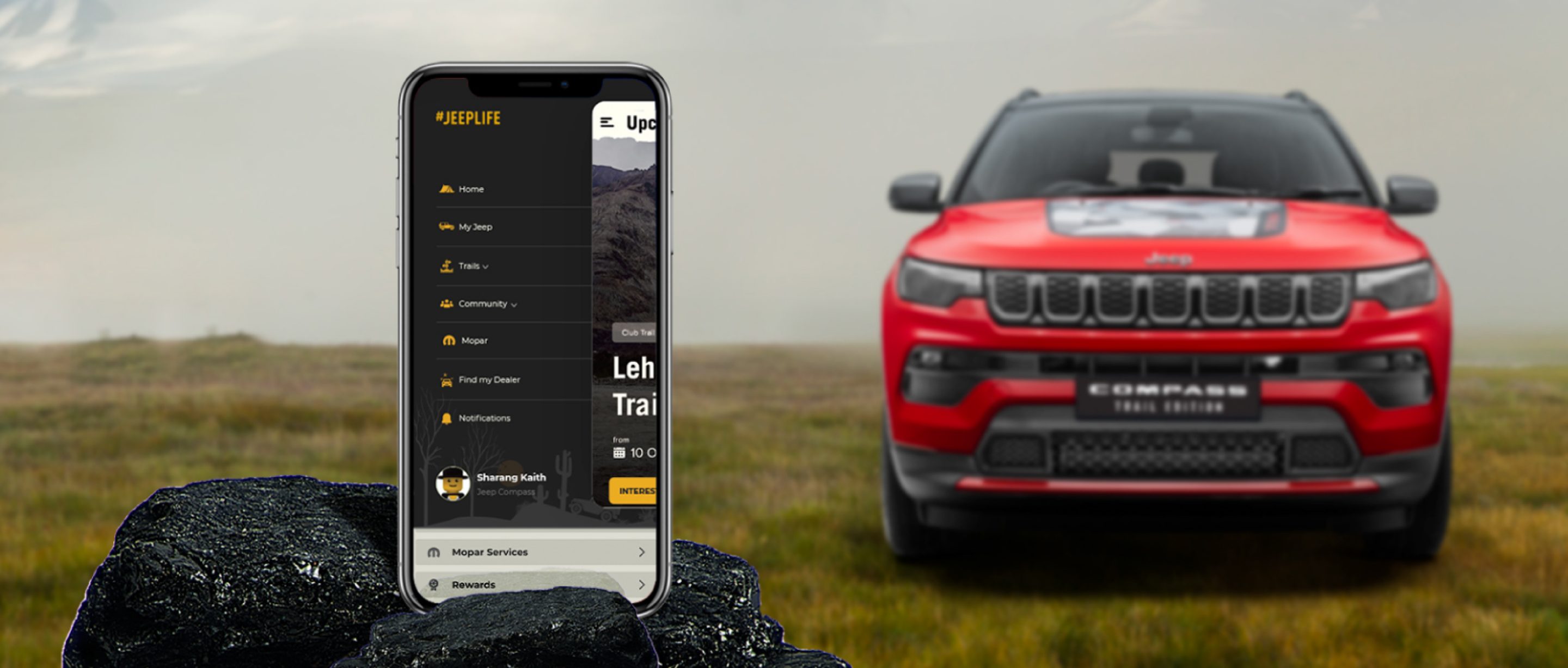 Jeep® Compass Connectivity – Uconnect & Smart Tech | Jeep® India